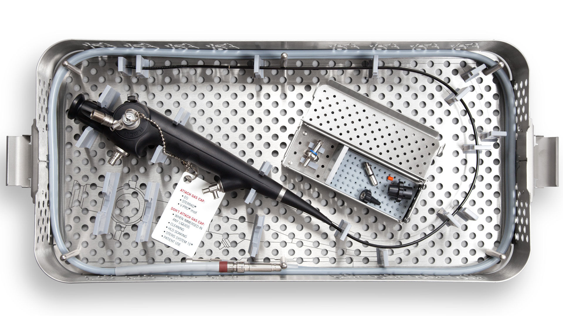 Reprocessing Tray for flexible fiberscopes - Richard Wolf