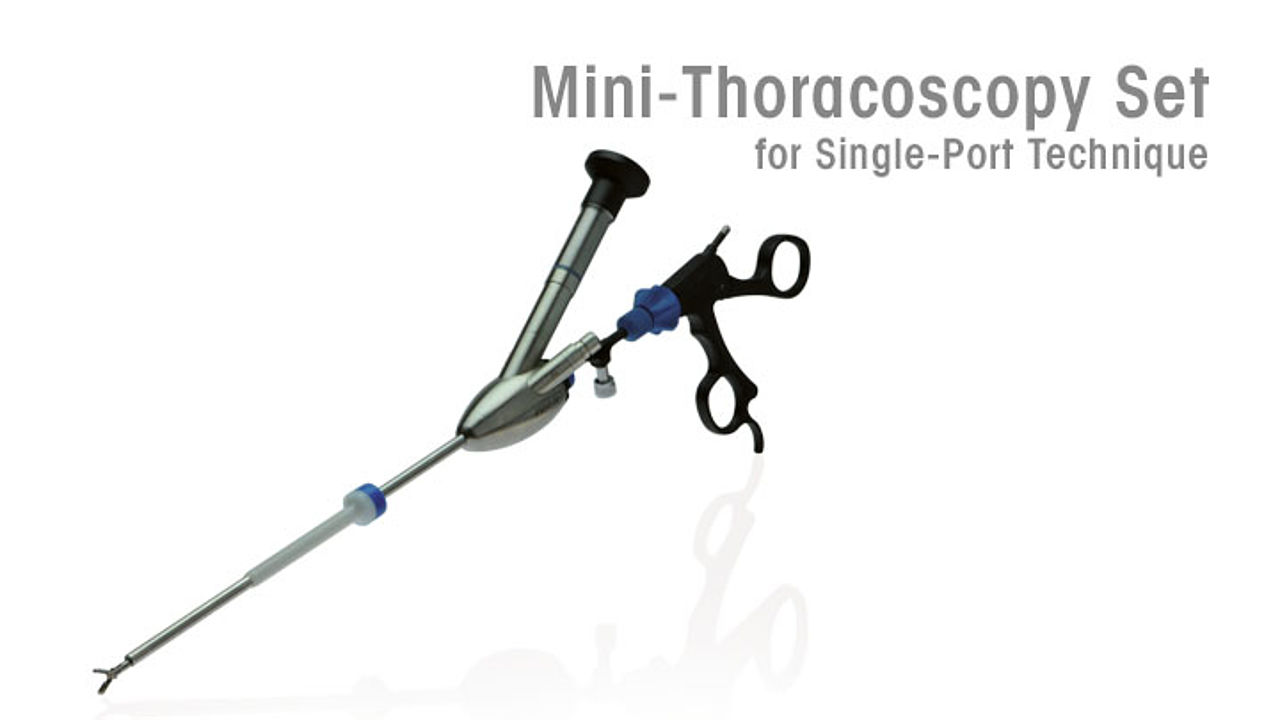 Mini-thoracoscopy set for single-port technology - Richard Wolf