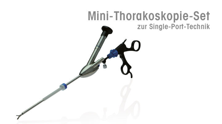 Mini-Thoracoscopy Set for Single-port Medical Thoracoscopy - Richard Wolf