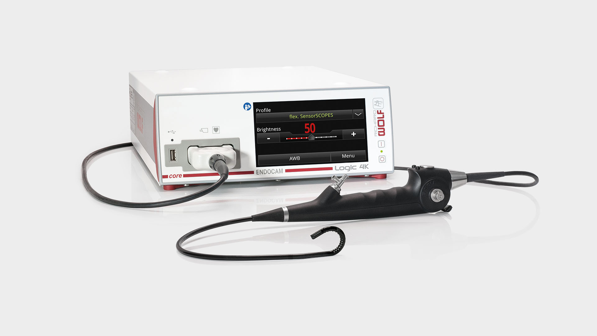 Flexible sensor endoscopes for the ENDOCAM Logic 4K - Richard Wolf